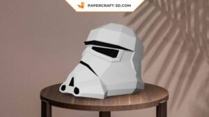 Papercraft Stormtrooper Star Wars en origami 3D à assembler