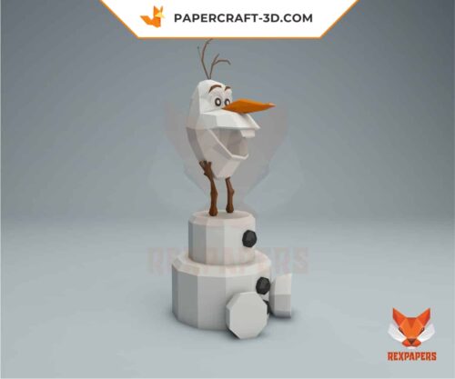 Papercraft Elsa Frozen 3D DIY: Magical Wall Decoration