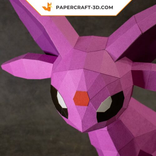 Papercraft Espeon Pokemon 3D – Eevee Evolution in Paper Origami