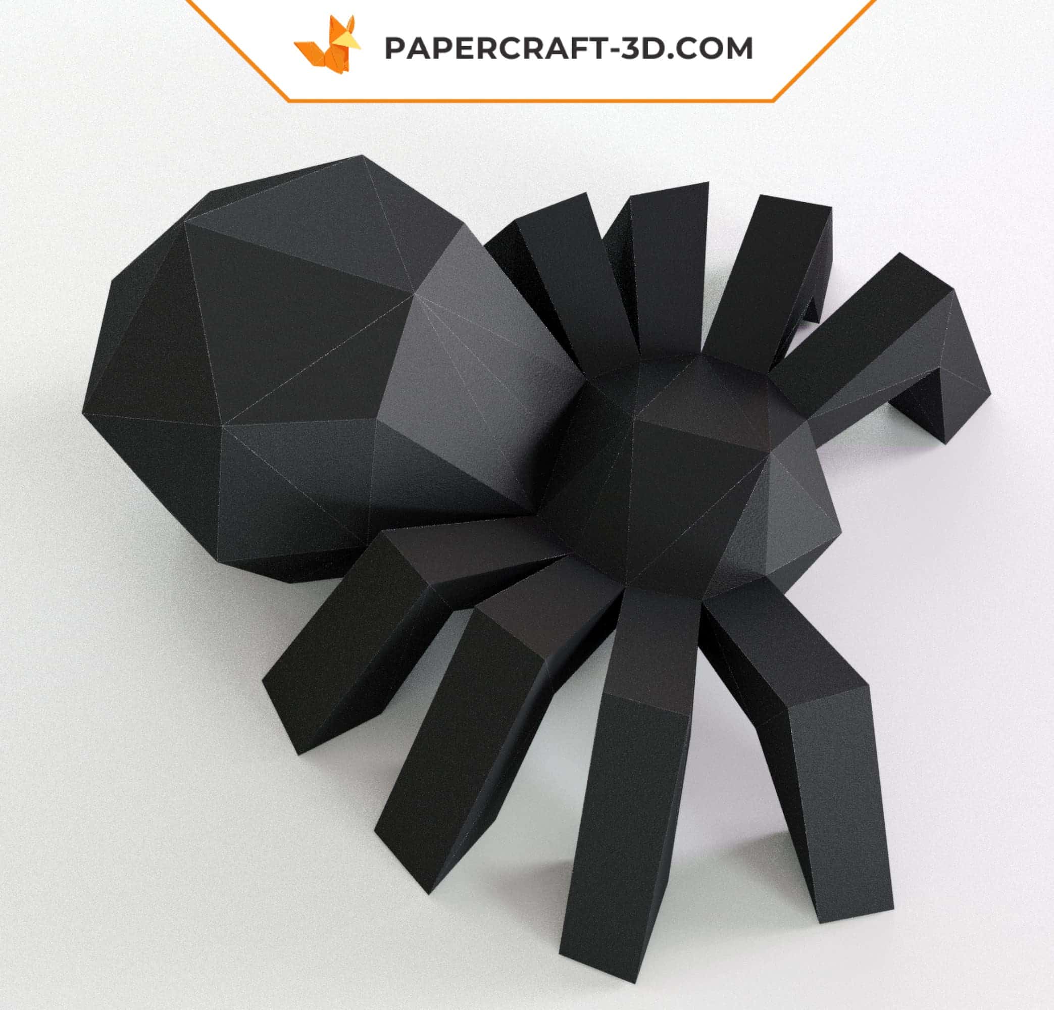 Papír tarantula modellek (Papercraft) PDF és DXF – Hozd létre 3D ...
