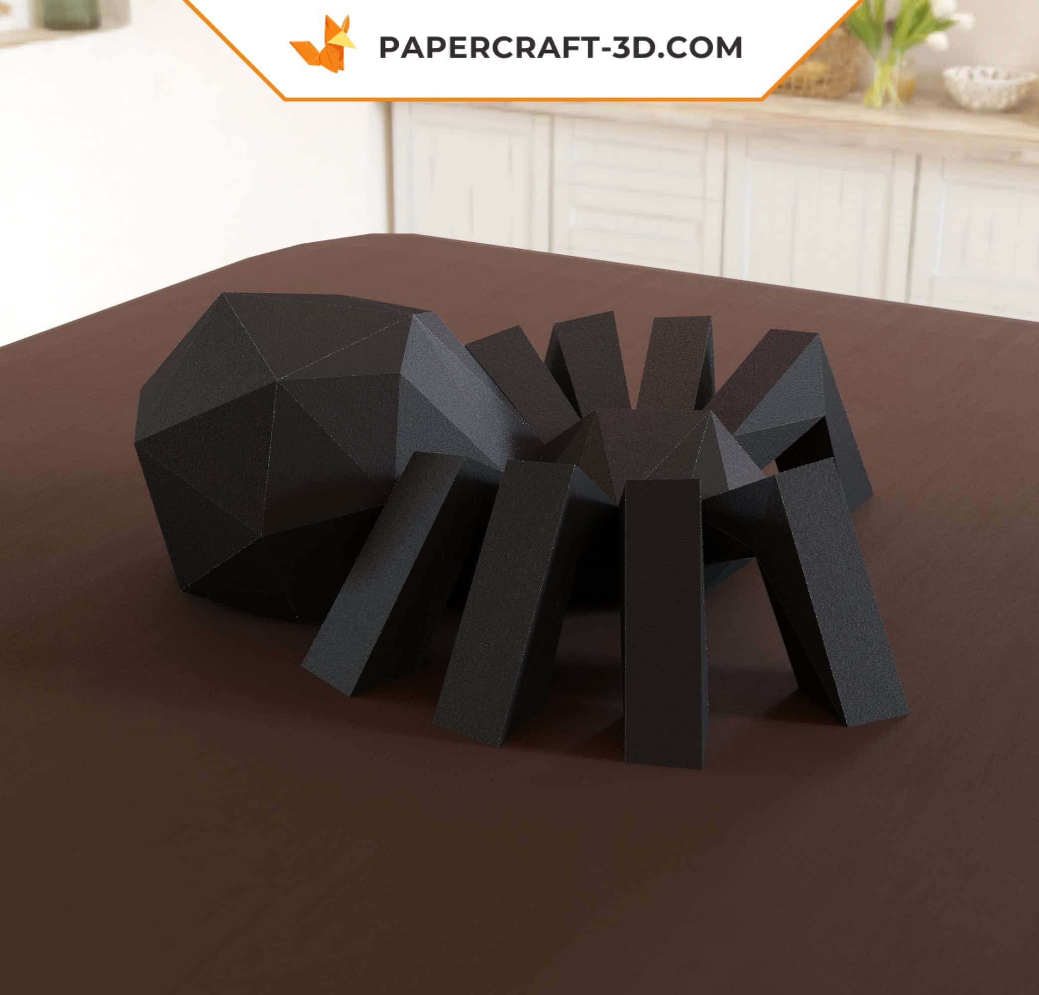 Papír tarantula modellek (Papercraft) PDF és DXF – Hozd létre 3D ...