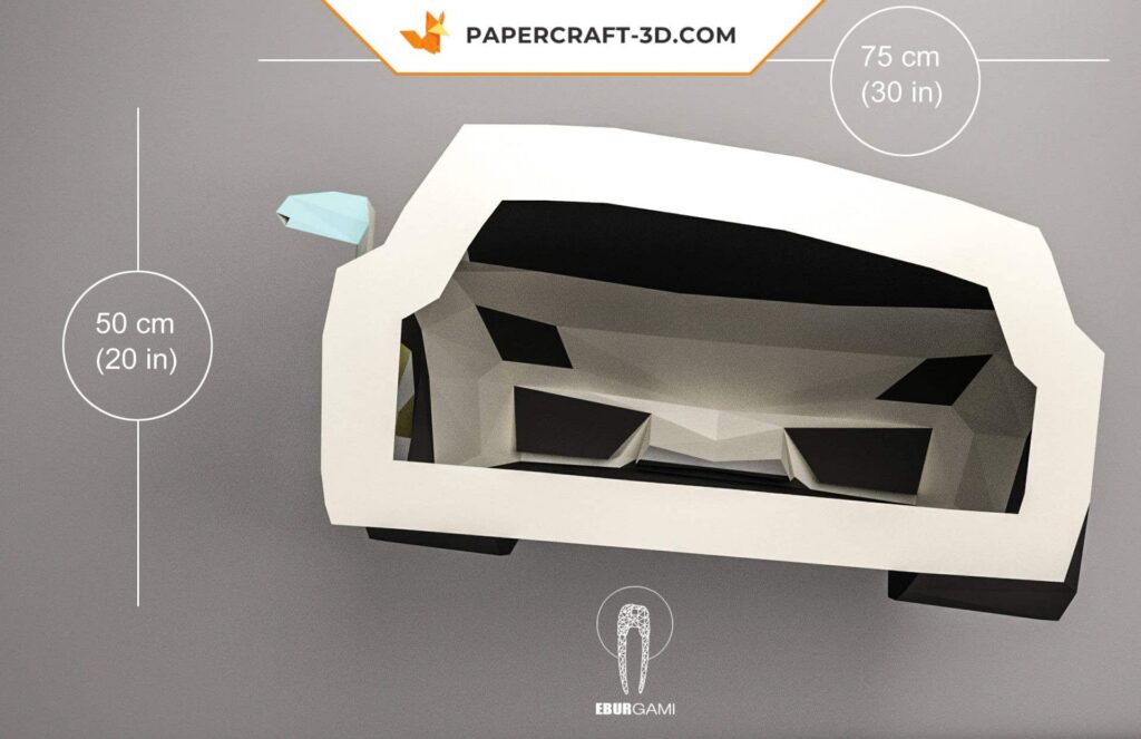 Lamborghini Gallardo Trophy Papercraft – Decorative 3D Paper Model