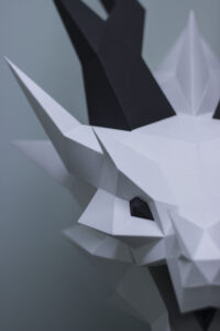 Papercraft dragon 3D Smaug LOTR ou Drogon GOT - Origami déco