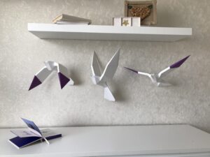 Flying bird papercraft 3D paper for unique decoration