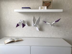 Flying bird papercraft 3D paper for unique decoration