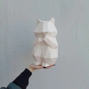 3D paper hamster papercraft to assemble yourself