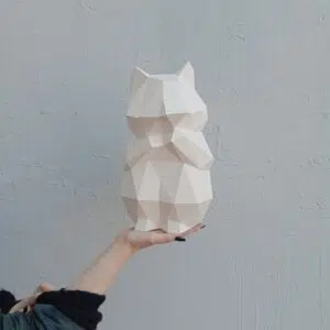 3D paper hamster papercraft to assemble yourself