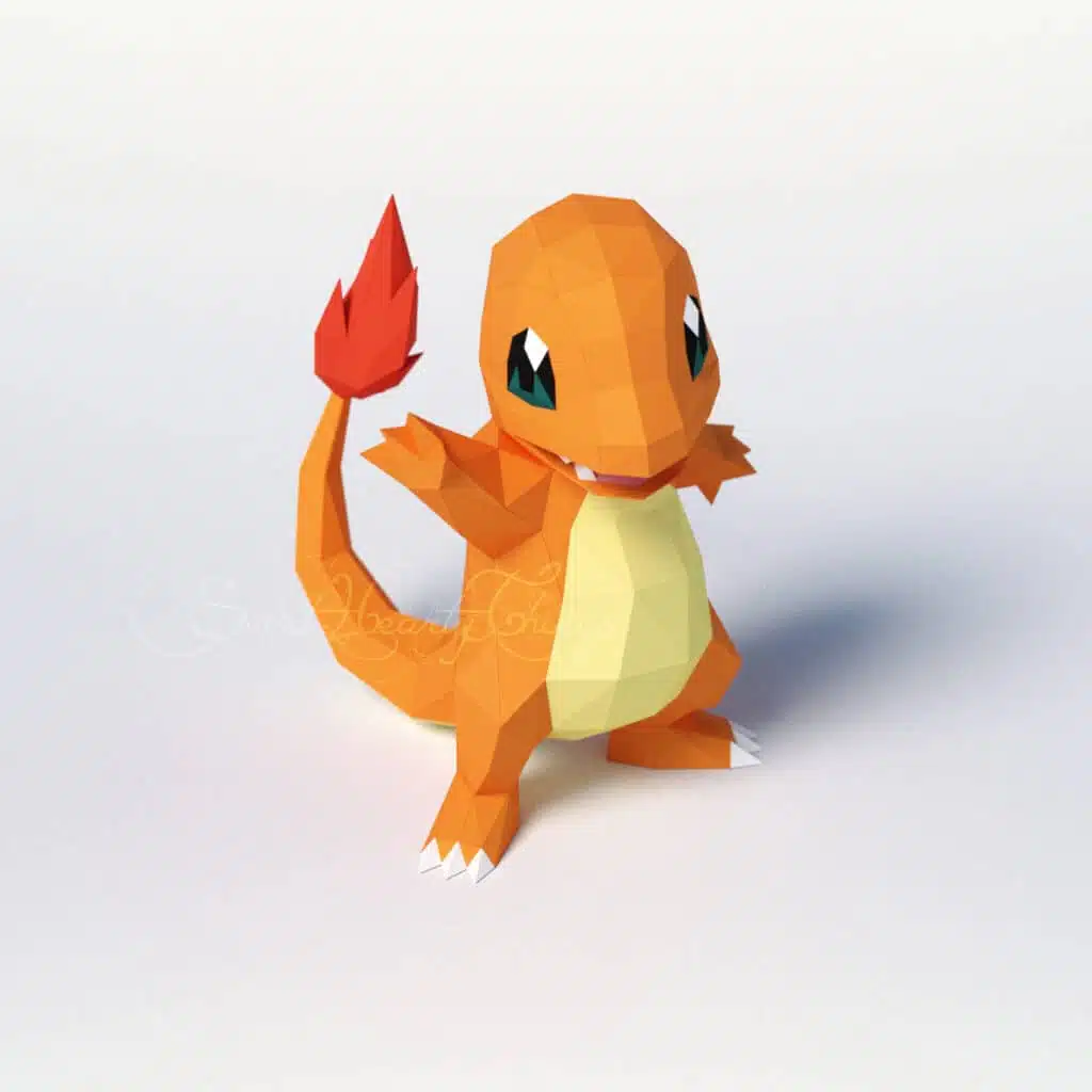 Papercraft 3D Mew en origami - Kit Pokémon DIY